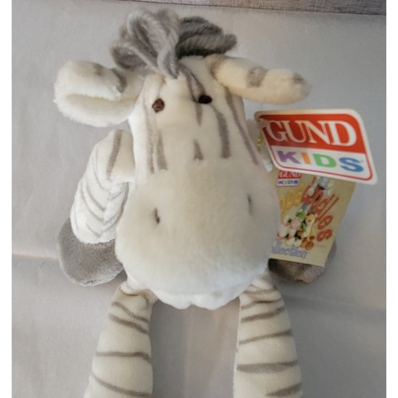 Gund | Toys | Gund Baby Zebra Jaden 9 Plush Floppy Stuffed Animal Soft ...